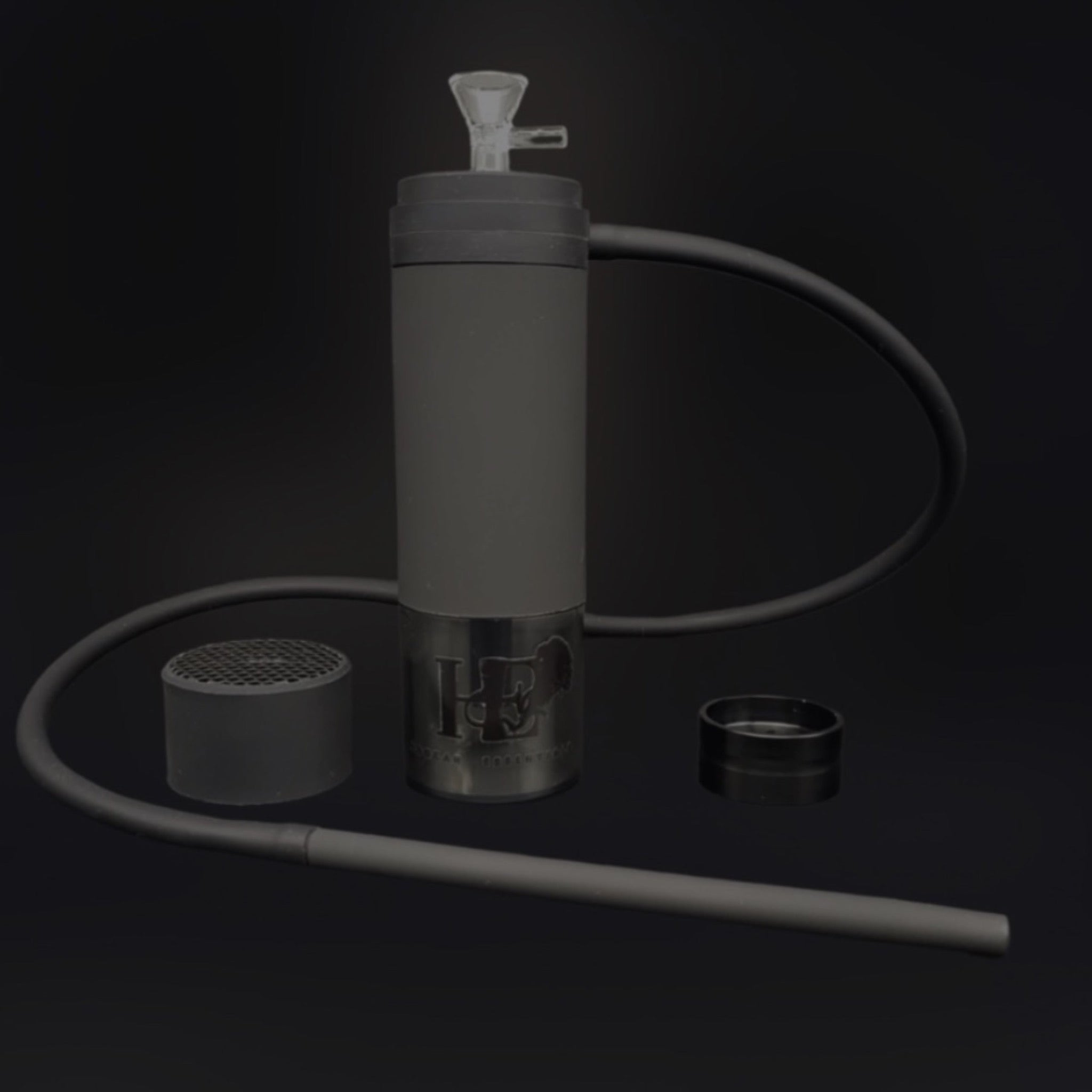 Hookah Essentials Black Secret Travel Hookah